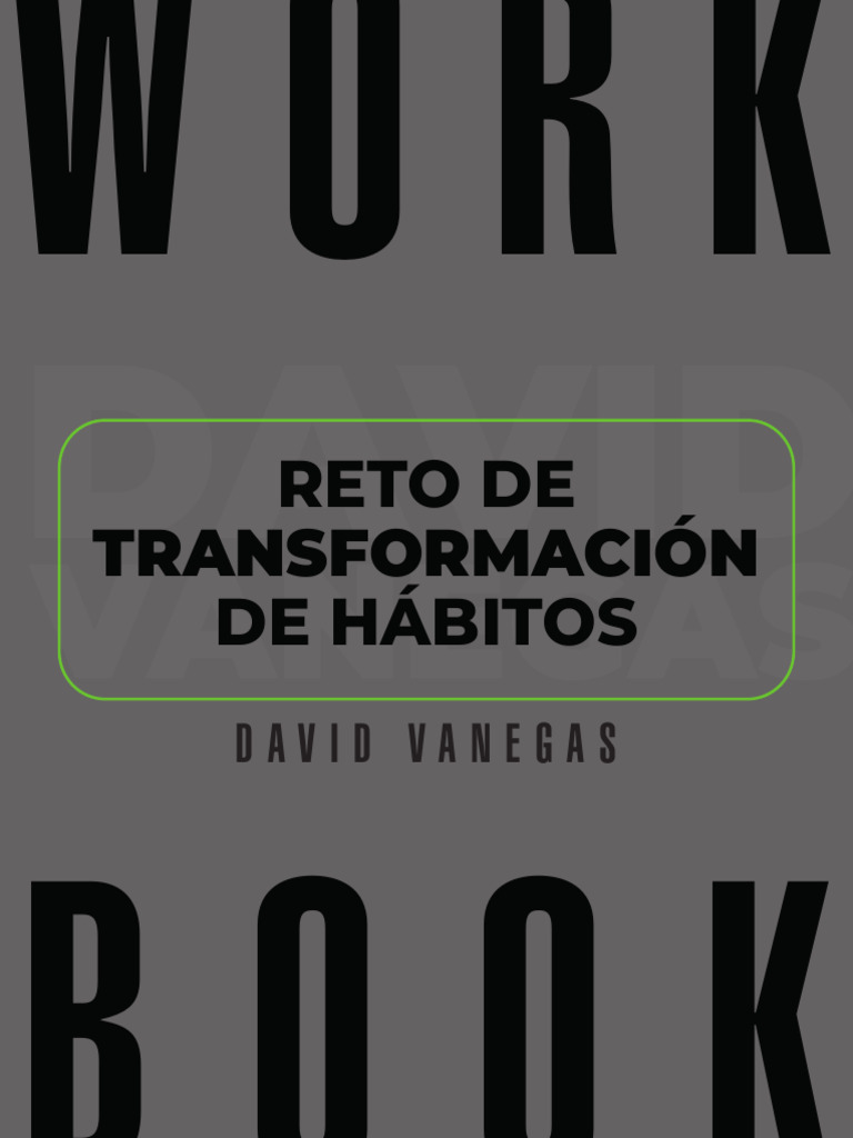 Workbook Reto de Transformación de Hábitos | PDF