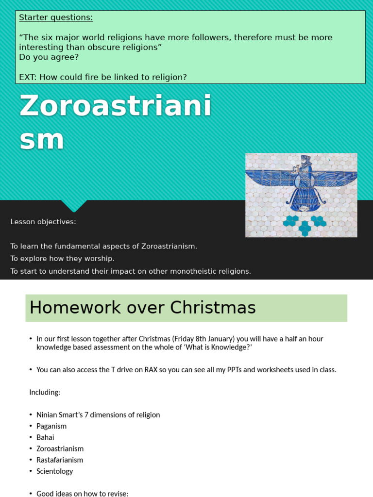 Introduction to Zoroastrianism Basics | PDF | Zoroastrianism ...