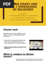 Seven Dimensions of Religion | PDF | Religious Faiths | Philosophical ...