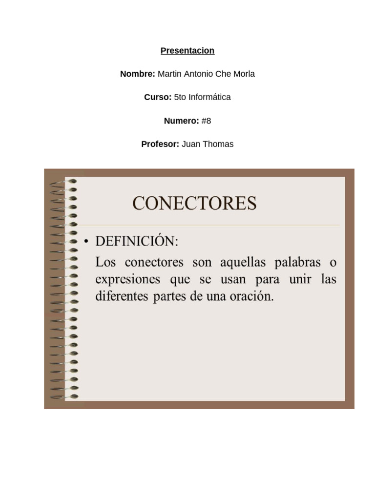 Esquema Sobre Los Conectores | PDF | Arte | Informática