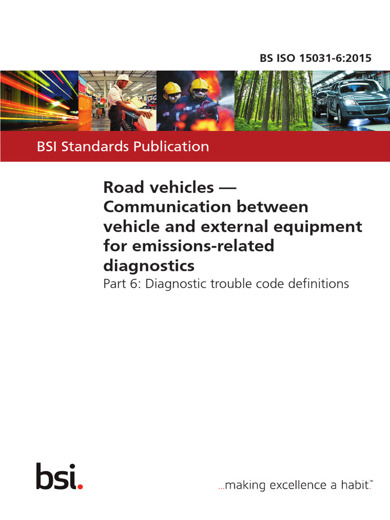BS Iso 15031-6-2015 | PDF
