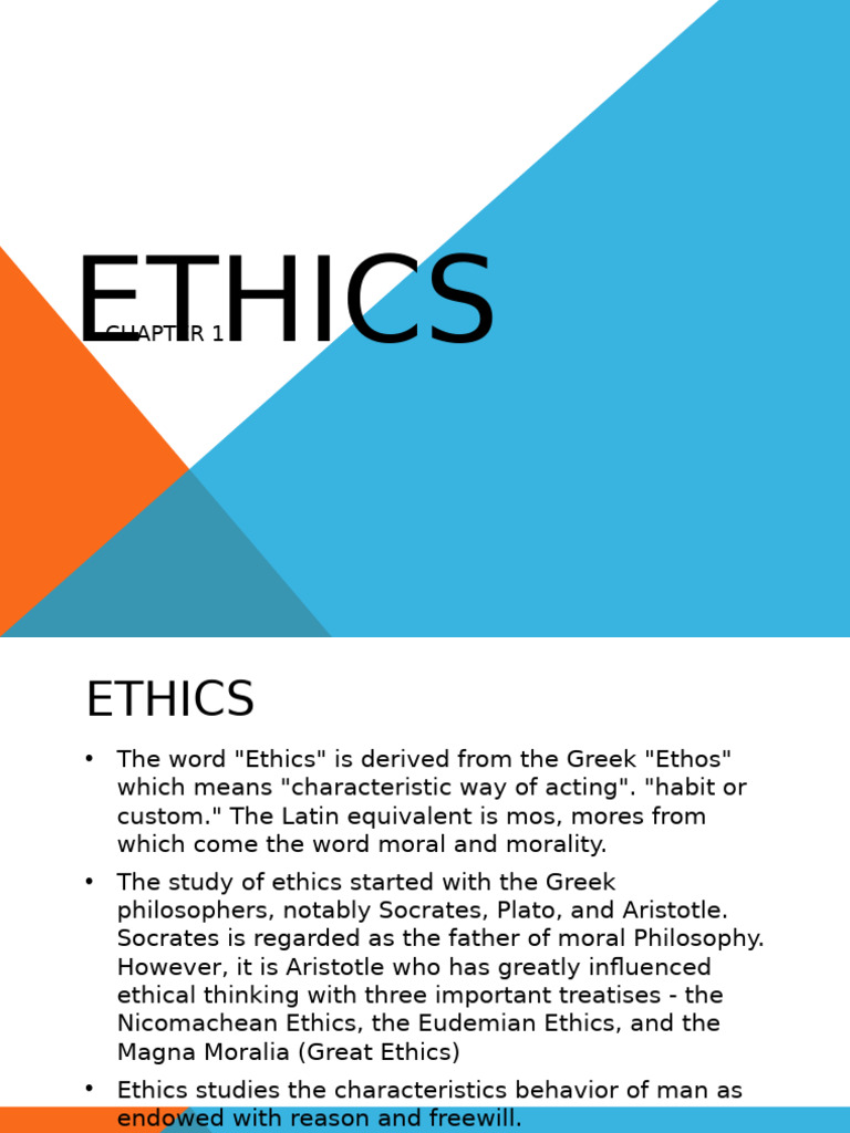 Chapter 1 | PDF | Morality | God