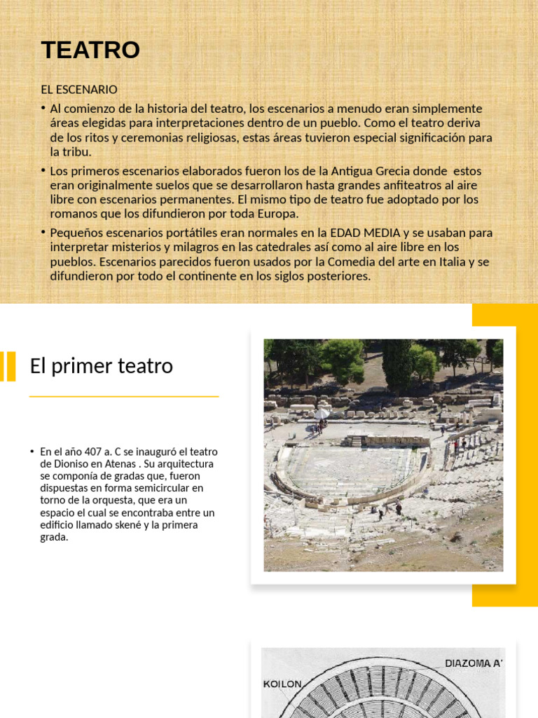 Tipos y Partes del Escenario Teatral | PDF | Teatro | Las artes escénicas