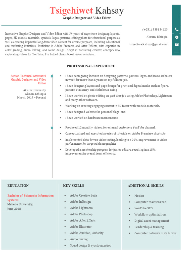 Myresume 1 | PDF | Graphic Design | Adobe Photoshop