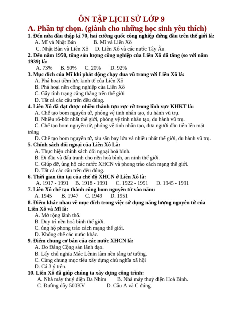 Lich Su | PDF