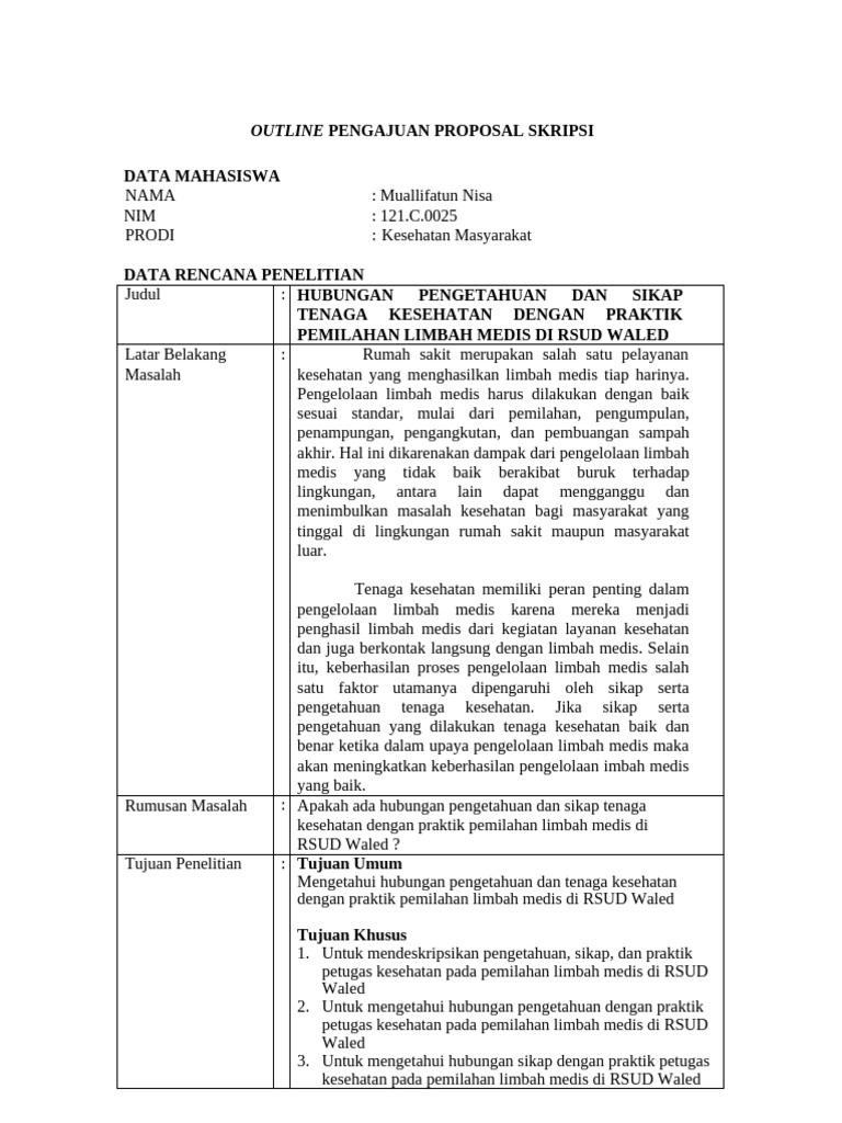 Format Outline | PDF