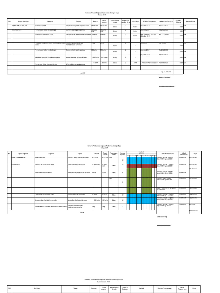 FORMAT RUK DAN RPK Kesehatan Ibu | PDF