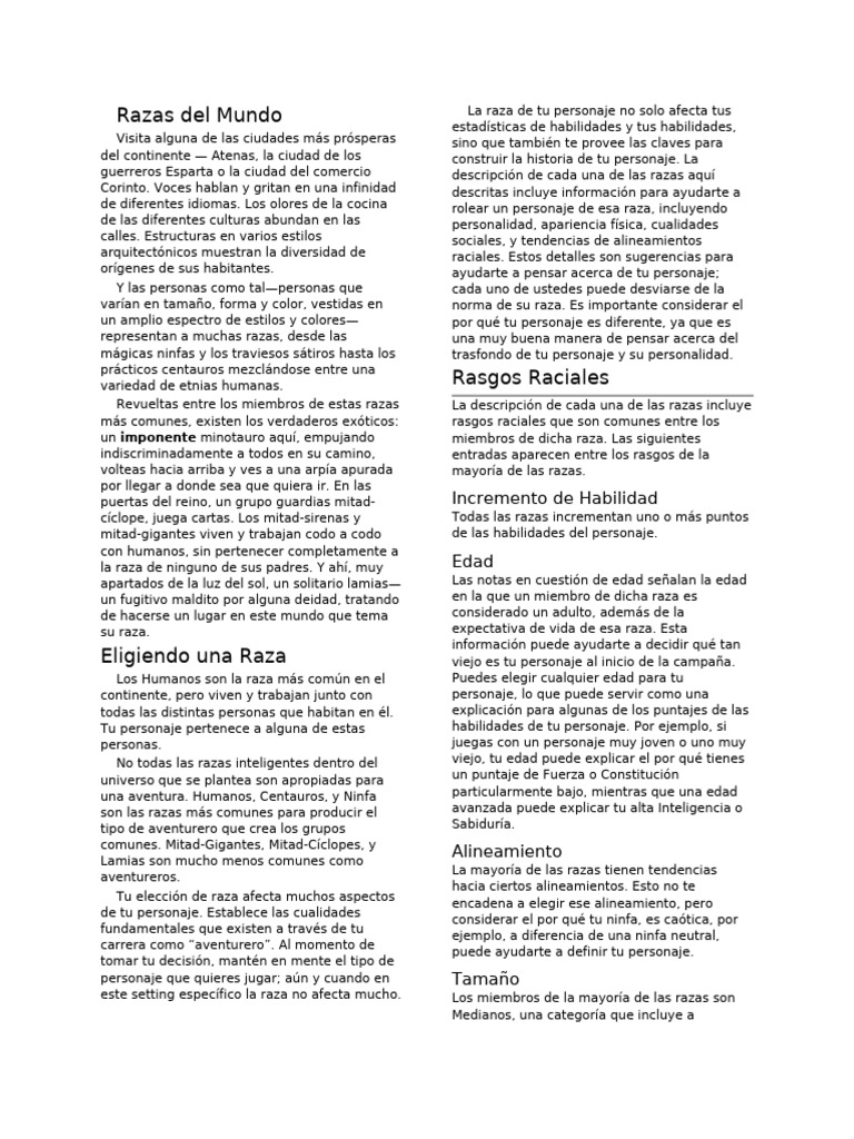 Razas Del Mundo | PDF | Caballos | Sirena