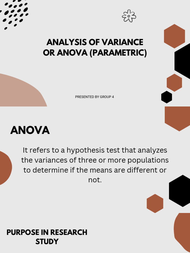 ANOVA | PDF | Analysis Of Variance | Mean