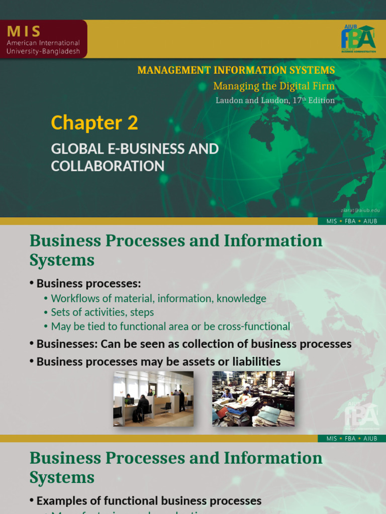 MIS17-Chapter 02 | PDF | Business Process | Customer Relationship Management