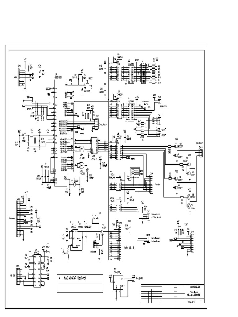 Esquema Elétrico Microtak Total | PDF
