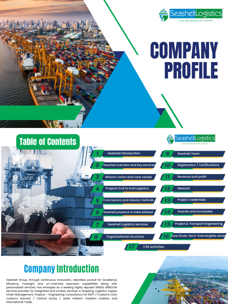 Company Profile | PDF | Cargo | Warehouse