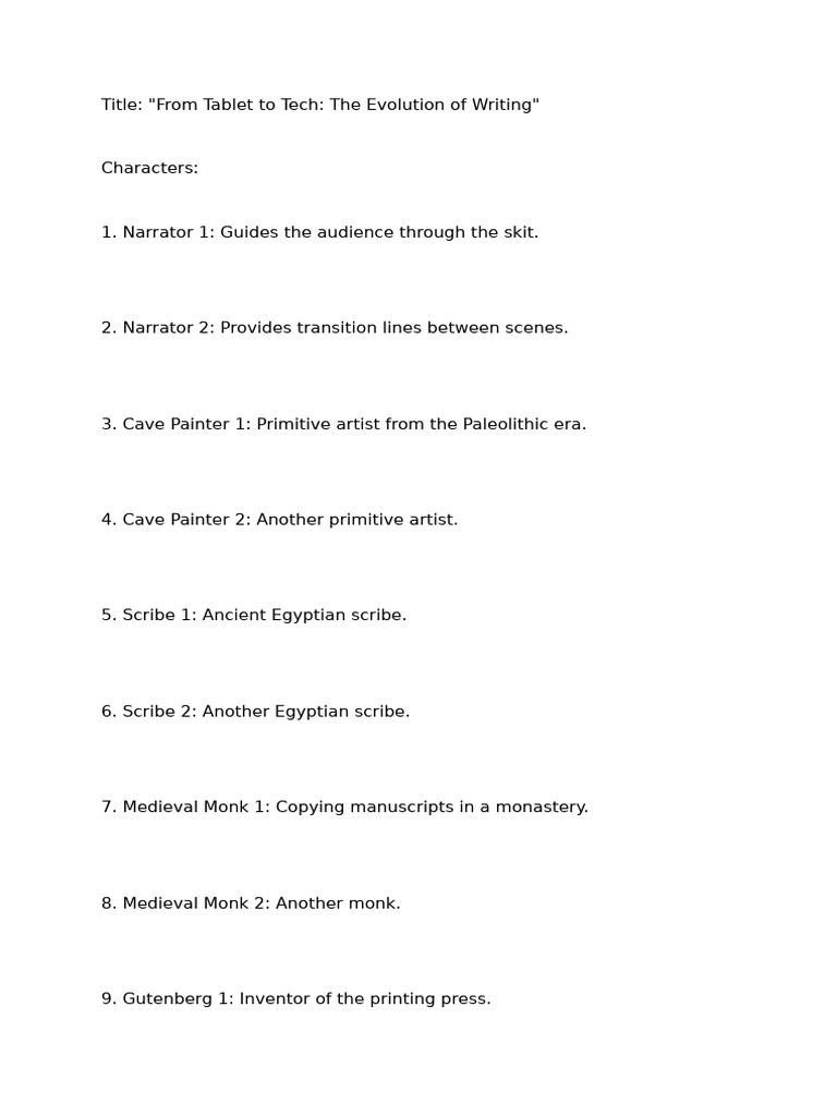 Evolution of Writing Through Ages | PDF | Ancient Egypt | Printing Press