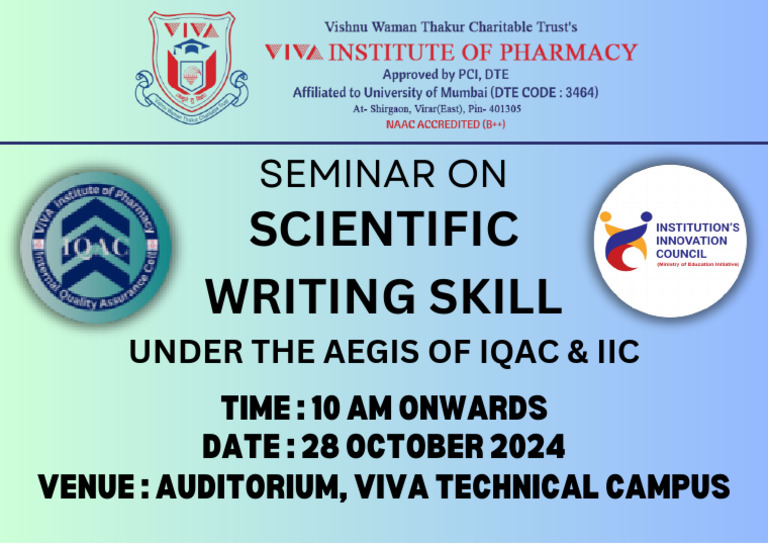 Scientific Writing Skills | PDF