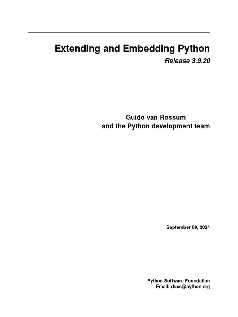 Extending | PDF | Parameter (Computer Programming) | Python (Programming Language)
