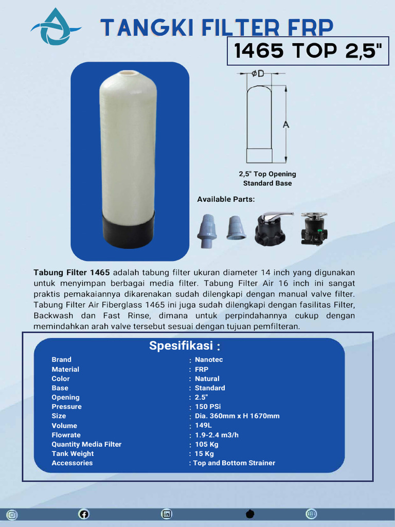 Tangki FRP 1465 | PDF
