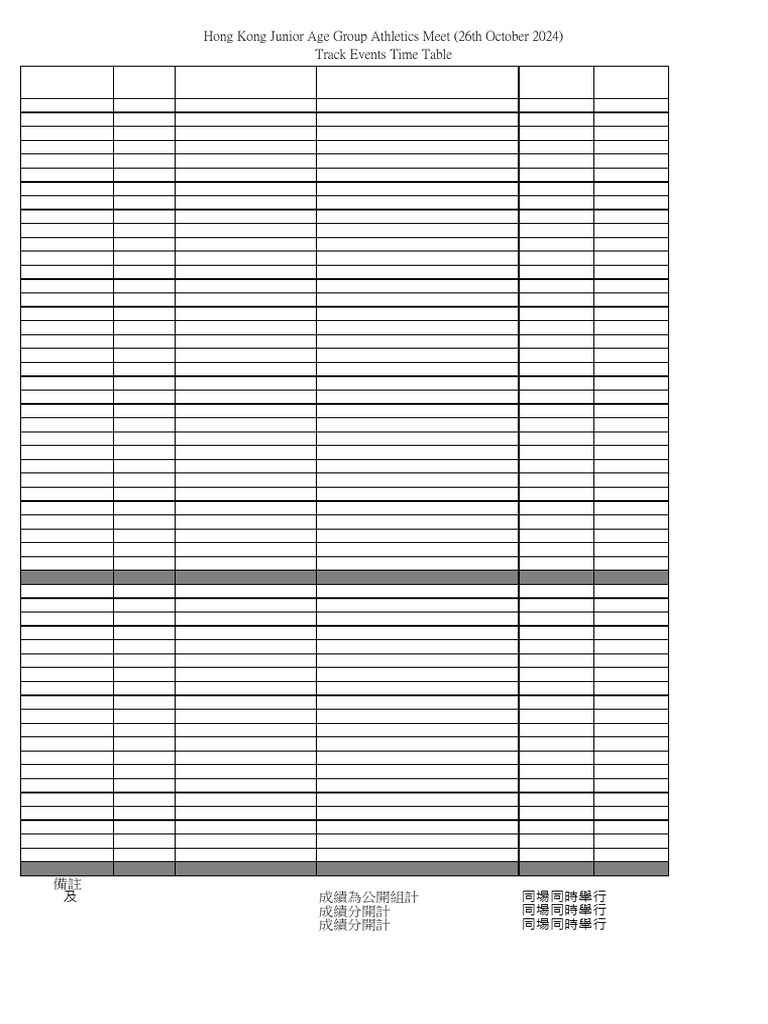 YLDSA & TPAA Age Group Athletics Meet (V) 2024 Time Table Day 1 Track ...