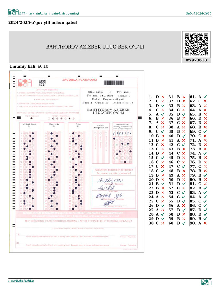 Bachelor Answers 2 | PDF