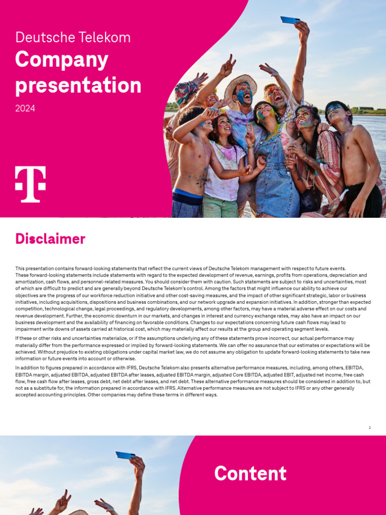 Deutsche Telekom 2024 Company Overview | PDF | Sustainability ...