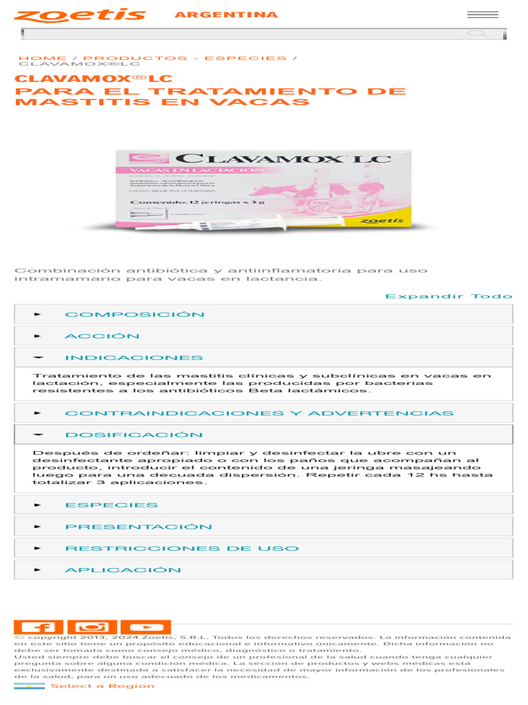 Clavamox LC Zoetis AR | PDF