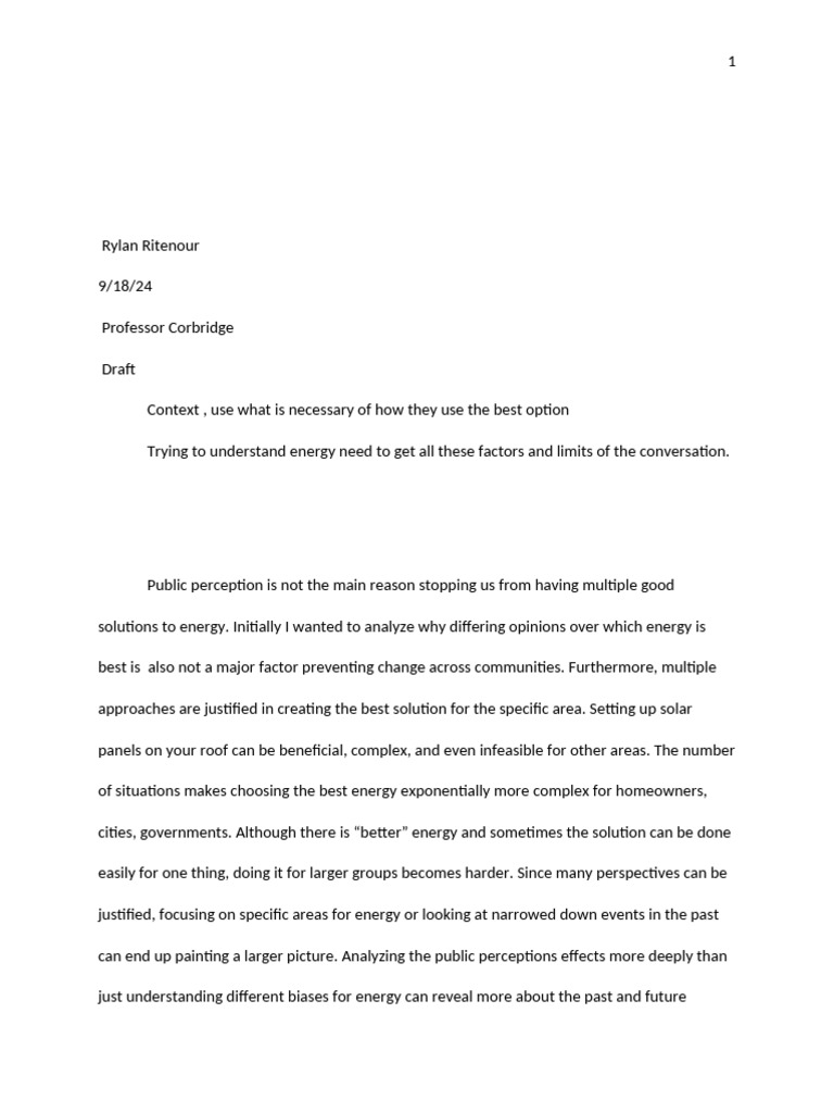 Essay On Nuclear Energy | PDF | Nuclear Power | Energy Development