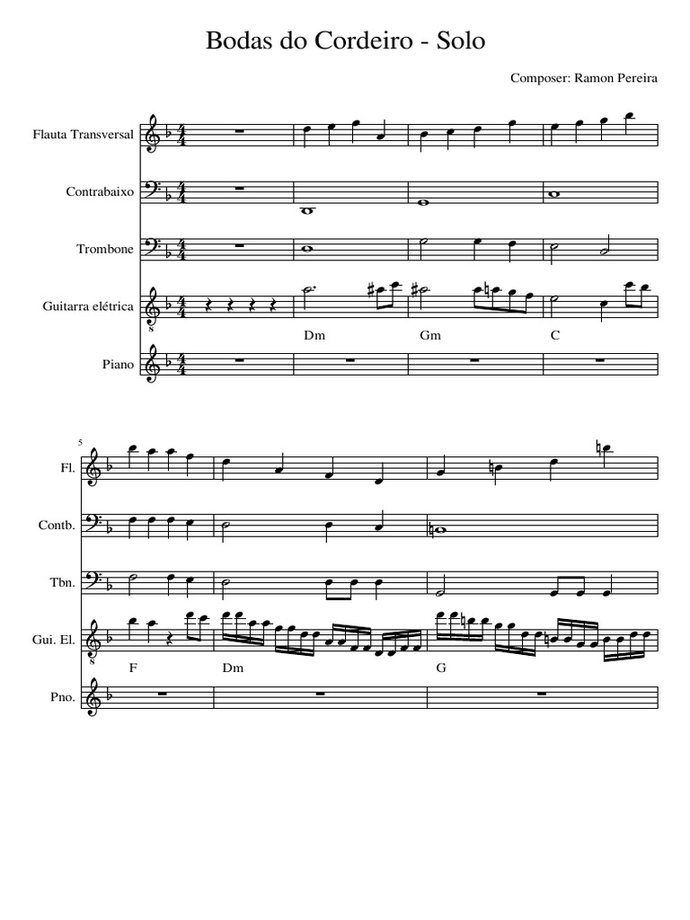 Bodas Do Cordeiro Solo Ramon | PDF