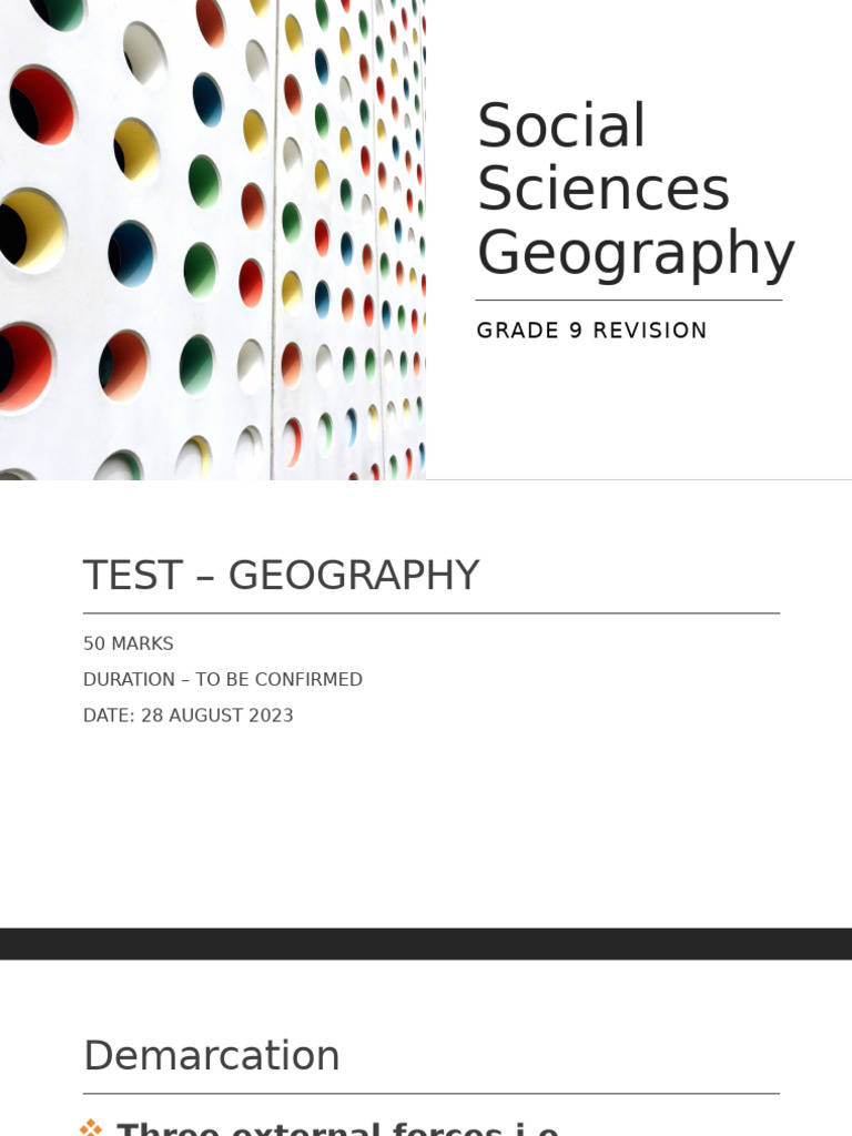 Revision Social Sciences Geography | PDF | Science & Mathematics