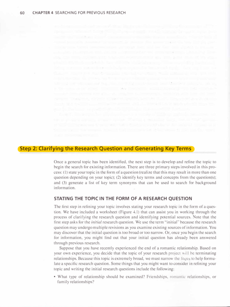 Research Question | PDF | Communication | Question