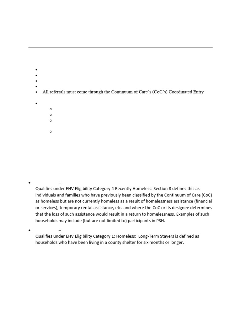 EHV Webite Posting 8.14.2021 | PDF | Housing