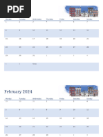Hummingbird Calendar 2024 Overview | PDF