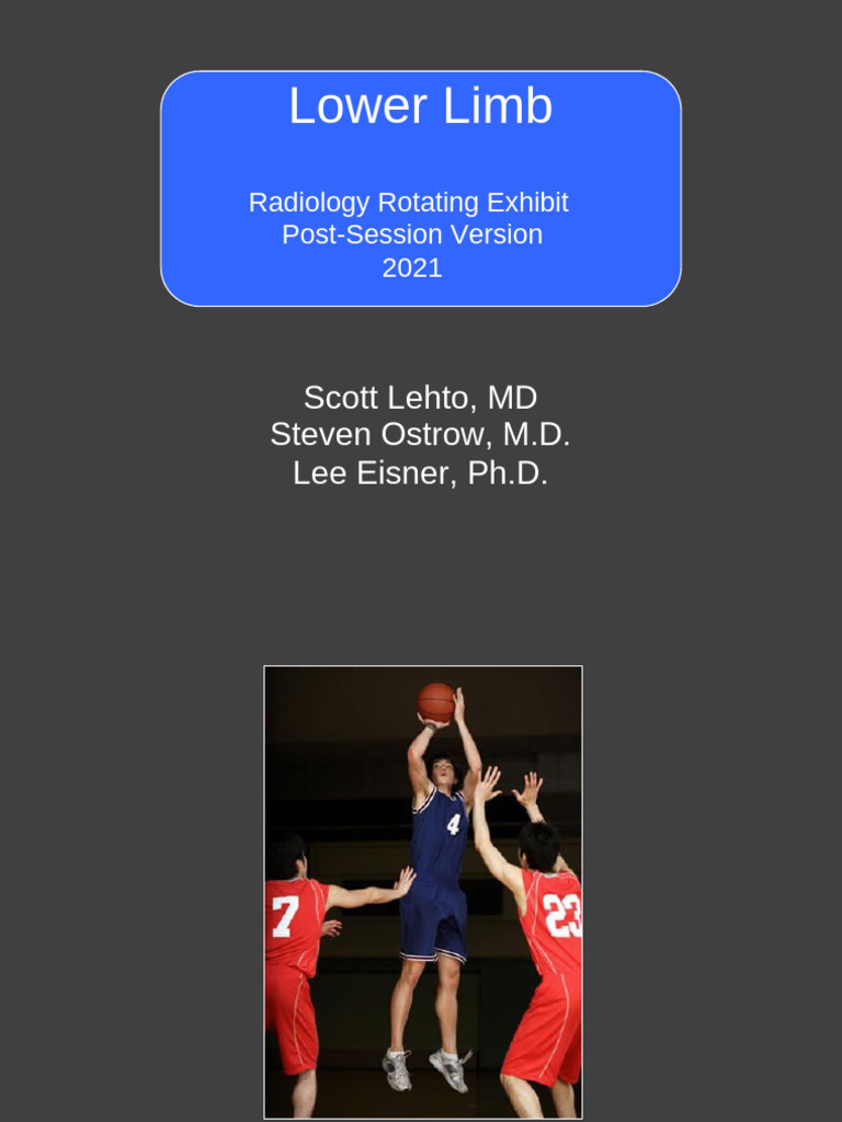 092 Lower Limb - Pre-Session Version | PDF | Knee | Ankle