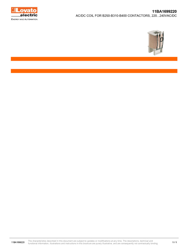 Coil Data Sheet | PDF