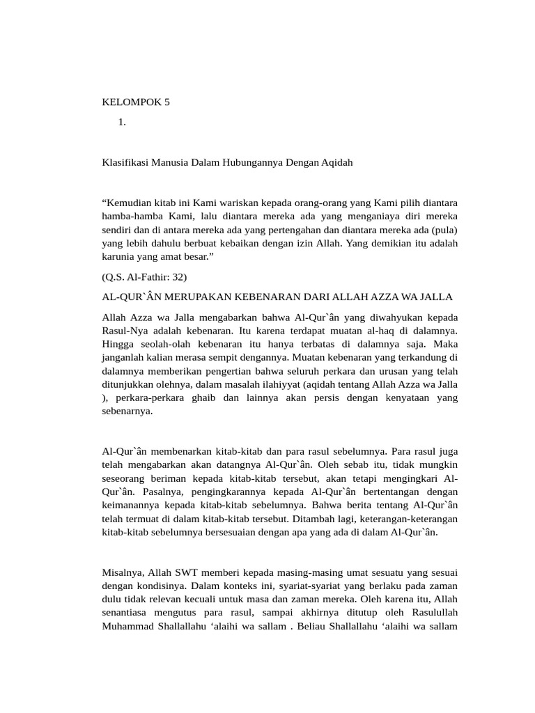 Akidah Akhlak Tugass | PDF | Agama & Spiritualitas