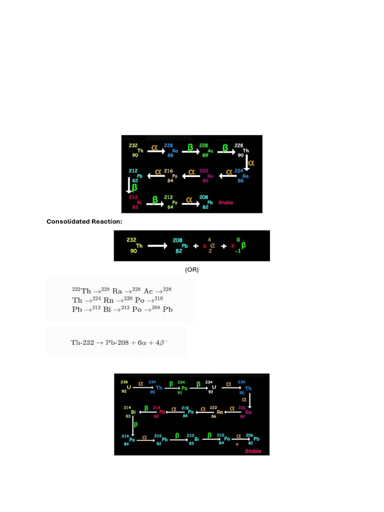 Radioactive Decay Series | PDF