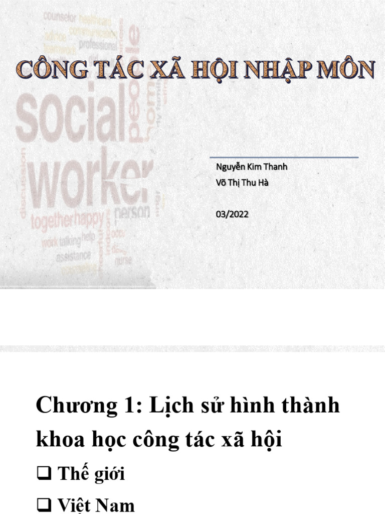 CTXH Nhap Mon Chuong 1 LMS | PDF