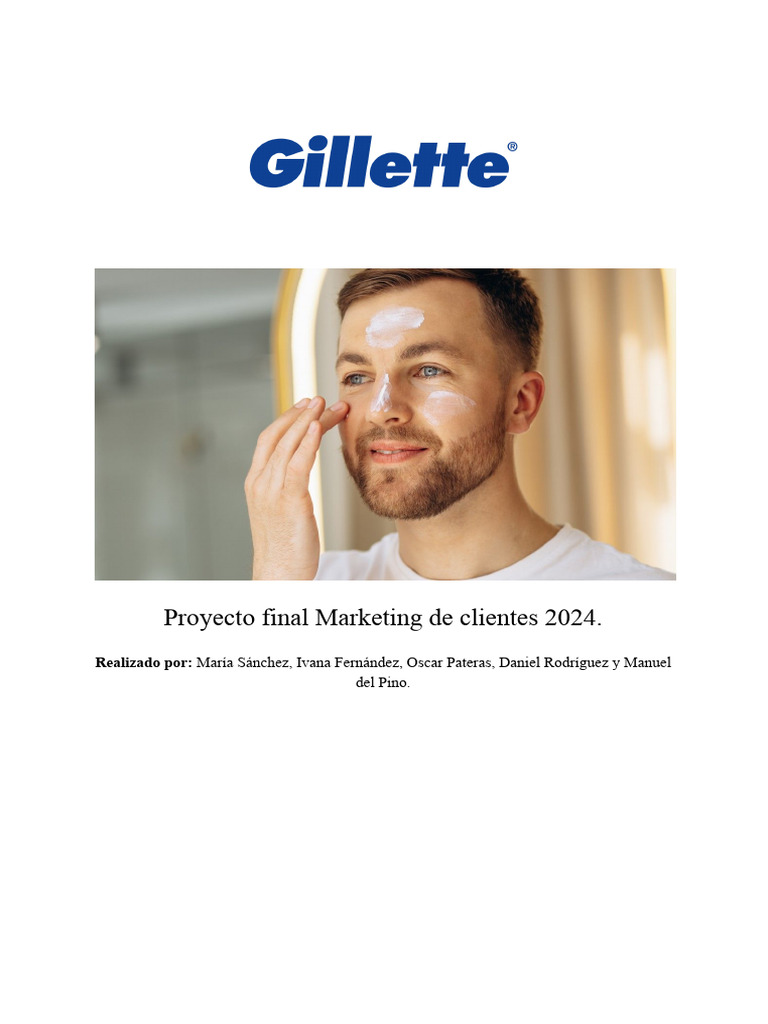 Gillette | PDF | Marca | Afeitado