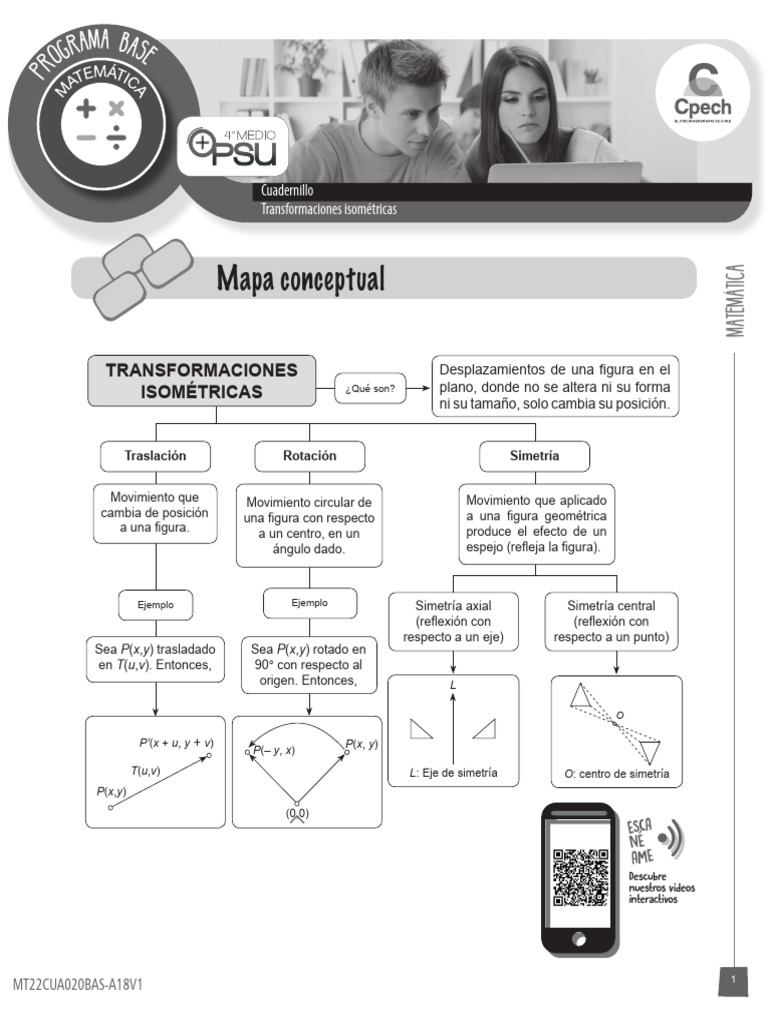 Transformaciones Isométricas Matemáticas | PDF | Triángulo | Rotación