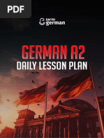 GERMAN A1 Lesson - 1 | PDF | German Language | Alphabet