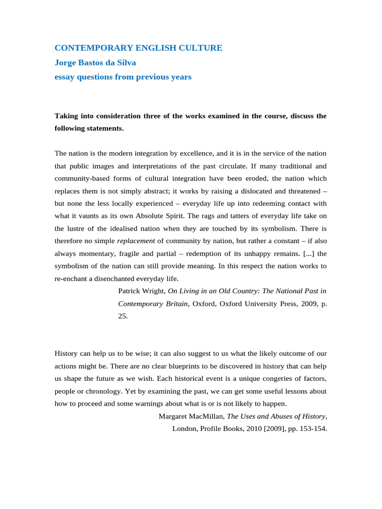 CICON - Exam Questions | PDF | Liberal Arts Education