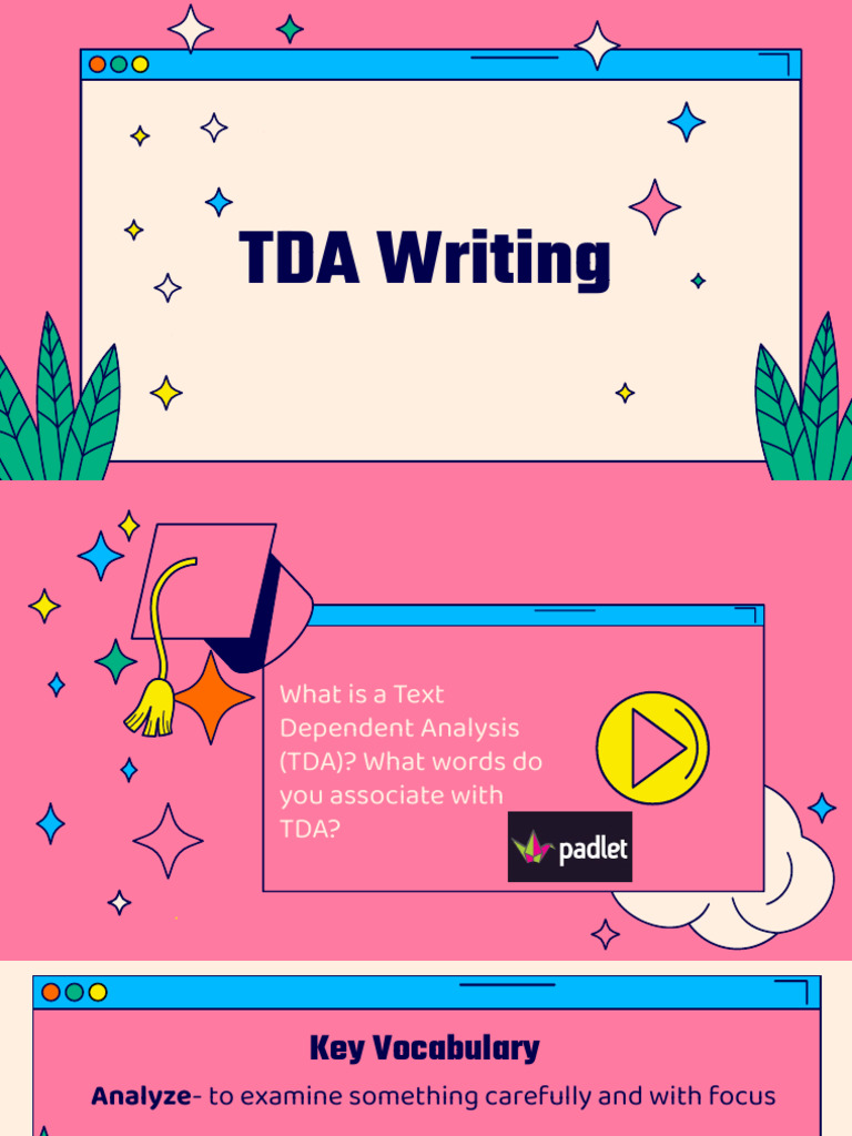 Understanding TDA Writing Strategies | PDF | Essays | Metaphor