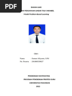 Modul Ajar Sistem Persamaan Dan Pertidaksamaan Linier Kelas X | PDF