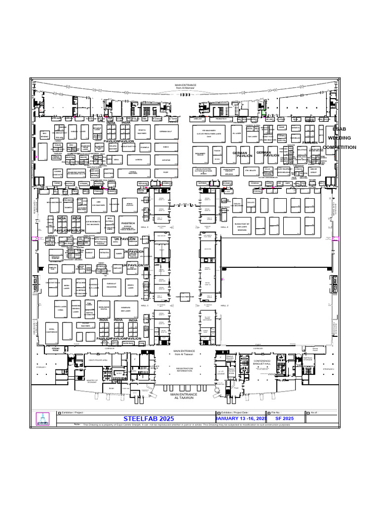 SteelFAB 2025 Floor-Plan | PDF