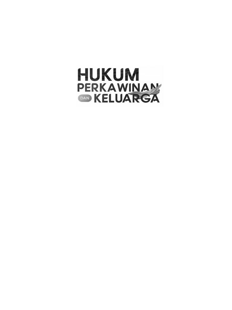 Buku Hukum Perkawinan Dan Keluarga | PDF