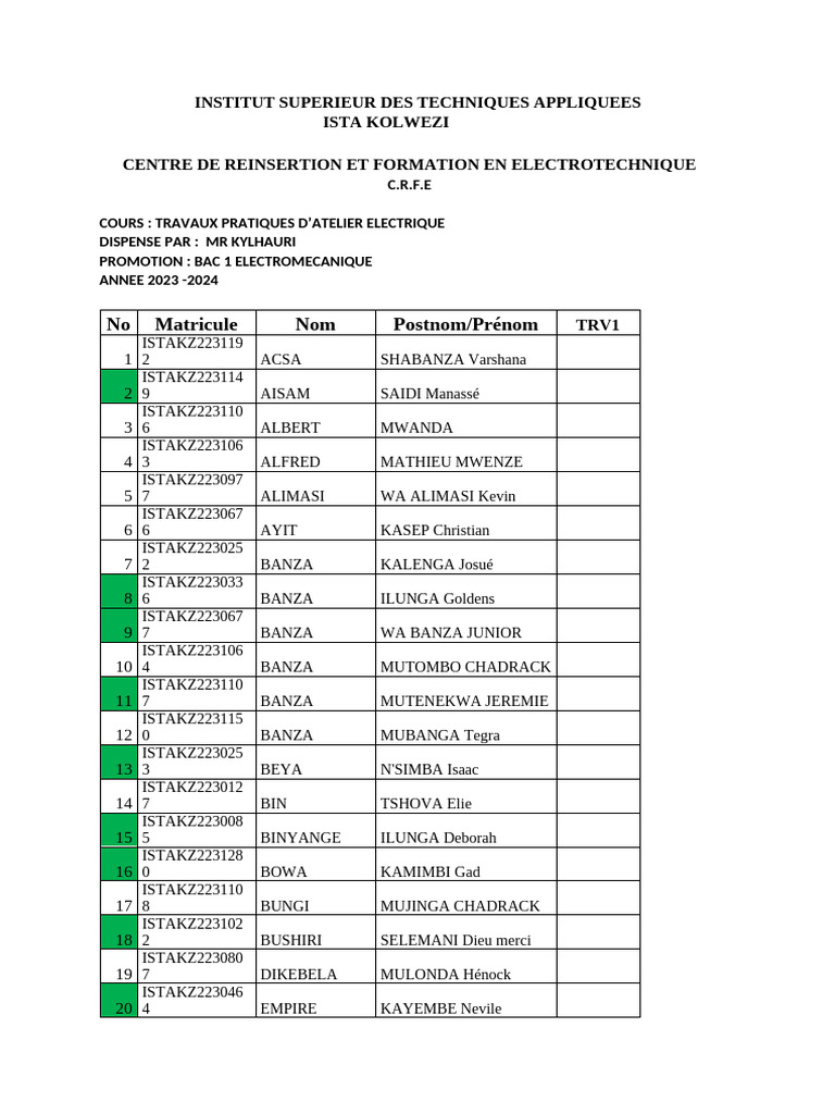 Bac1 Electromecamique-1 | PDF