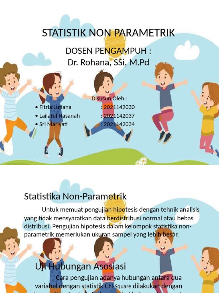 Statistik Non Parametrik | PDF