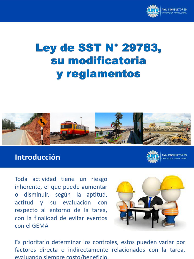 Ley SST y Su Reglamento | PDF | Seguridad y salud ocupacional