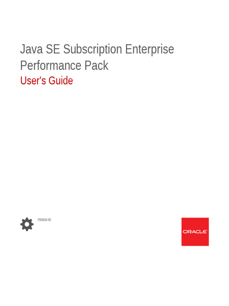 Java Se Subscription Enterprise Performance Pack Users Guide | PDF | Java (Programming Language ...