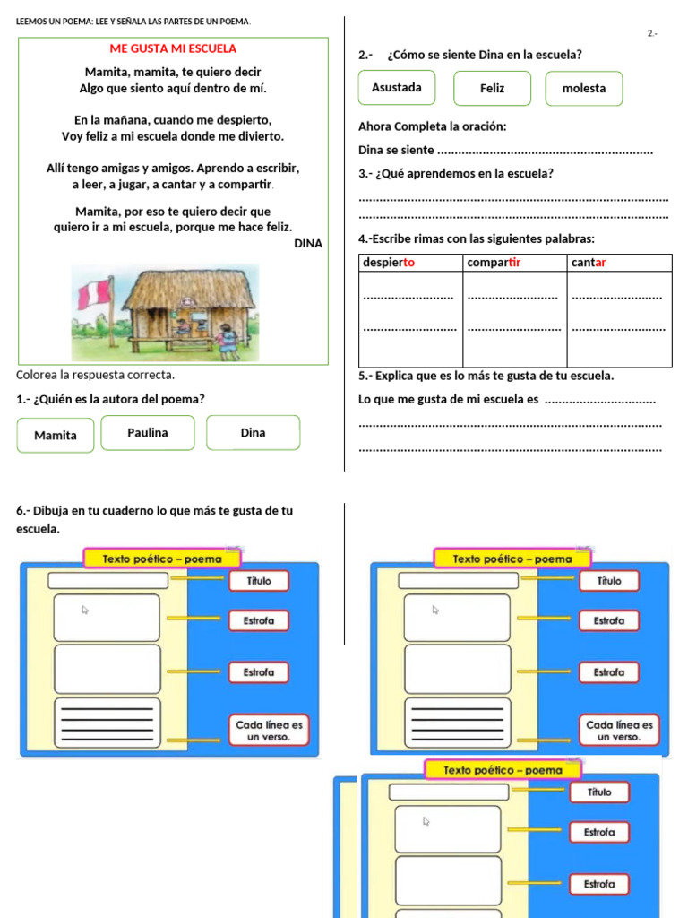 Leemos Un Poema Pdf