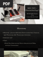 Rotary Microtome Working Principle Parts Functions and Operation | PDF | Tools | Physical Sciences