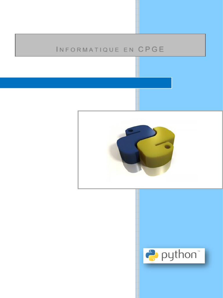 Cours 1 - Python Prise en Main | PDF | Python (Langage de programmation) | Programmation ...